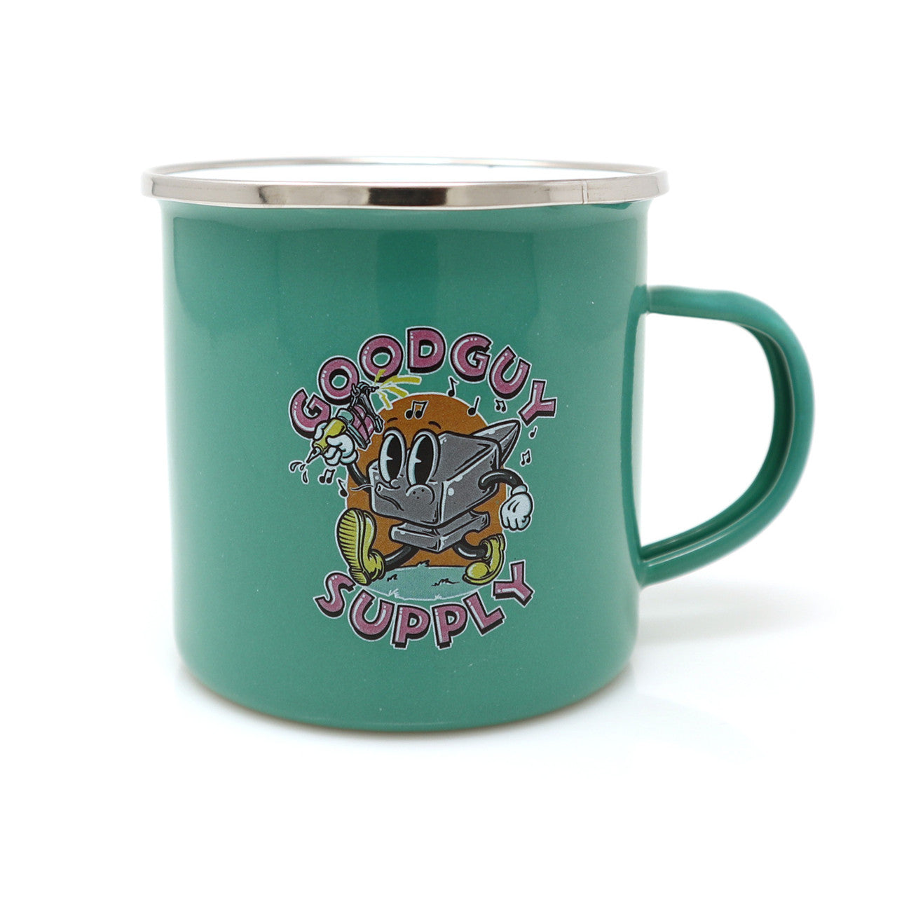 Enamel Mug- James Bird Ol' Timey Design – Good Guy Tattoo Supply CA