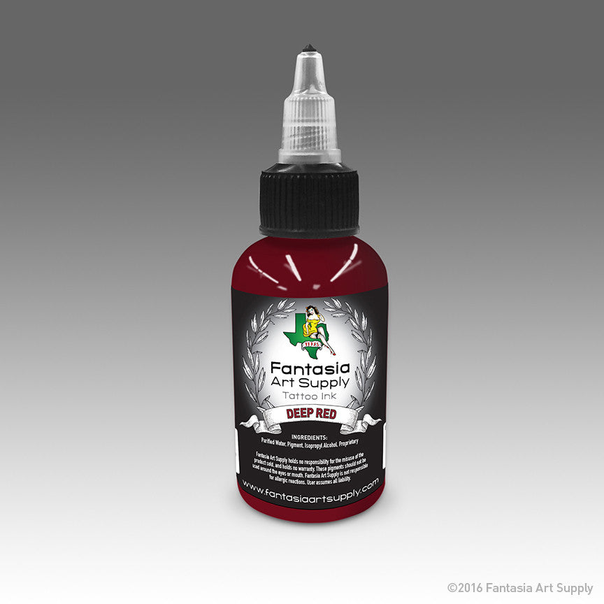 Tattoo Ink: Fantasia Deep Red | Good Guy Tattoo Supply – Good Guy ...