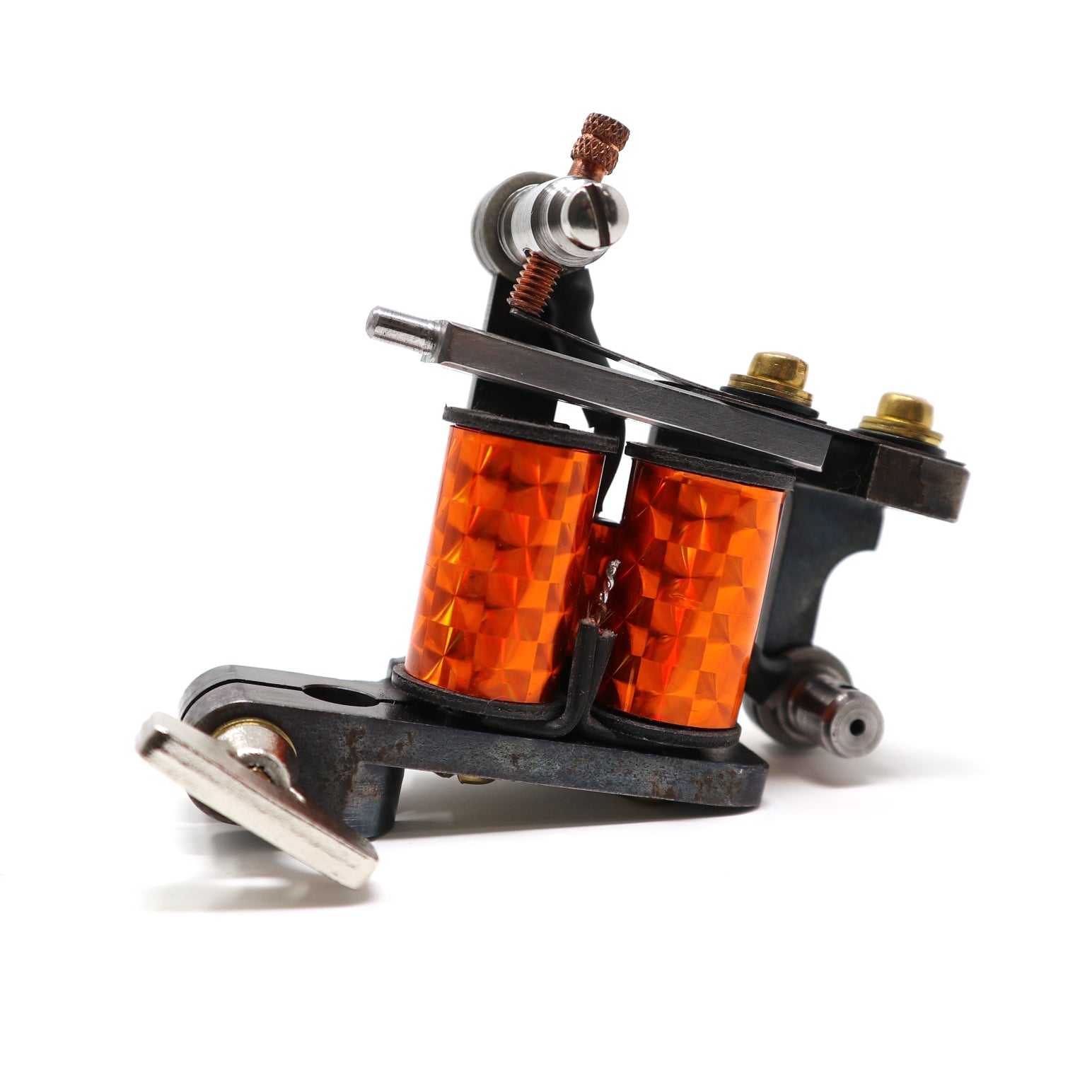 Chris David Tattoo Machines: Power Liner - Steel & Orange - Long Stroke ...