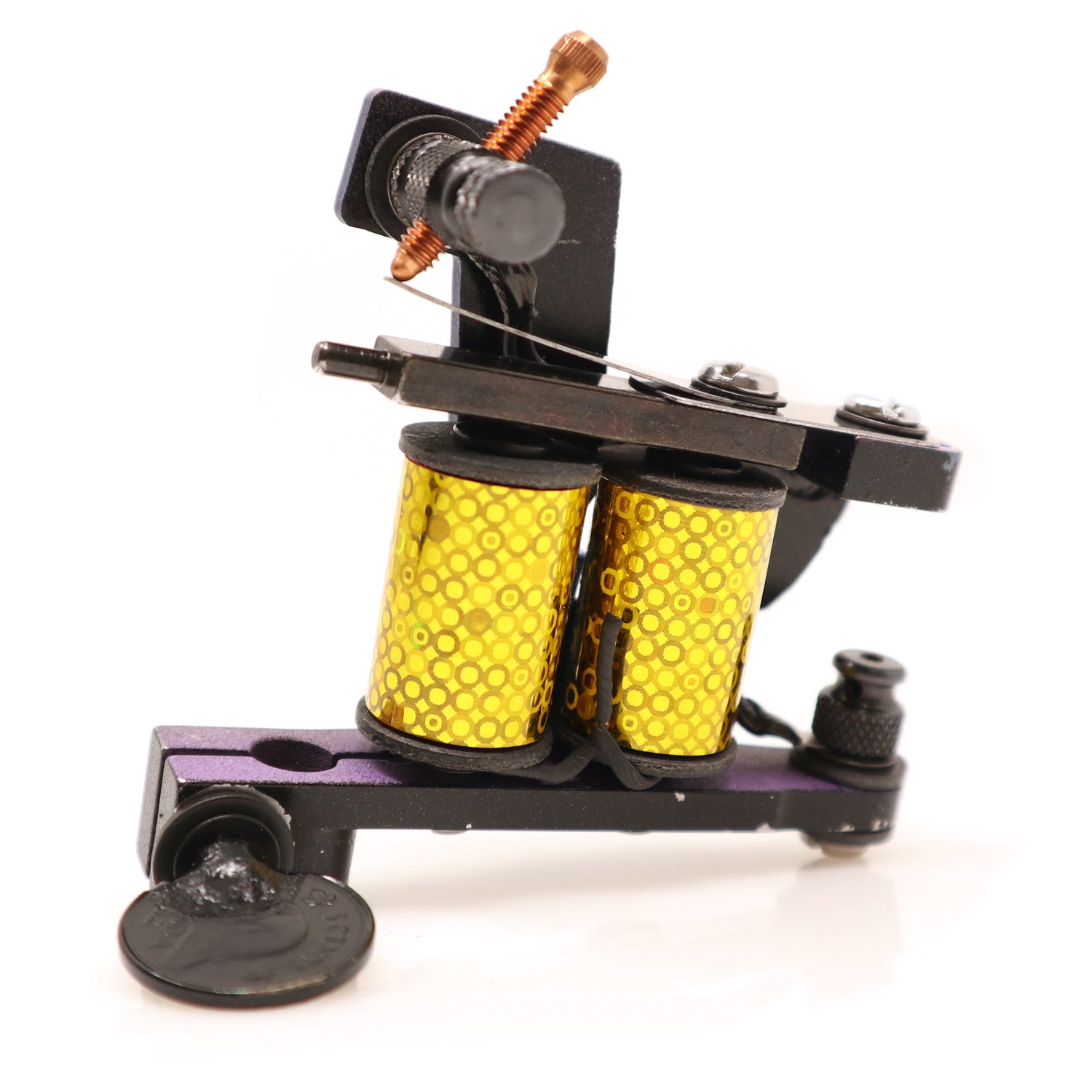 Dax Brunet | Purple + Gold Widow Shader – Good Guy Tattoo Supply CA